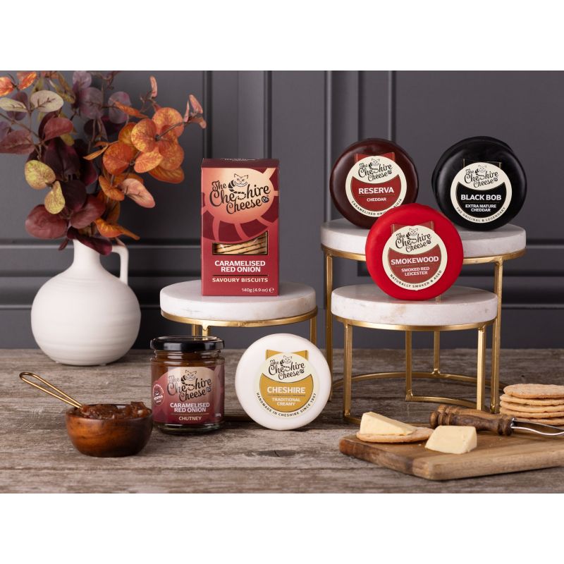 Signature Cheeseboard Selection – Cheese, Chutney & Biscuits Bundle