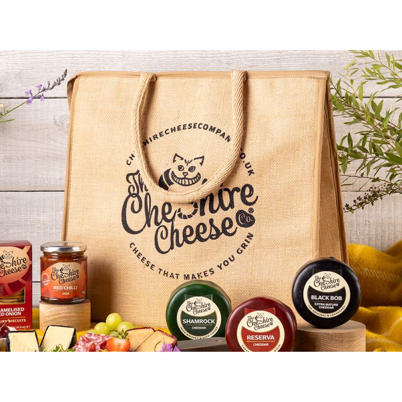 Cheshire Cheese Company Jute Cool Bag