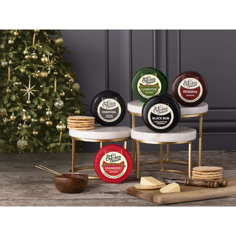 Christmas Cheeseboard Selection, Waxed Cheese Bundle