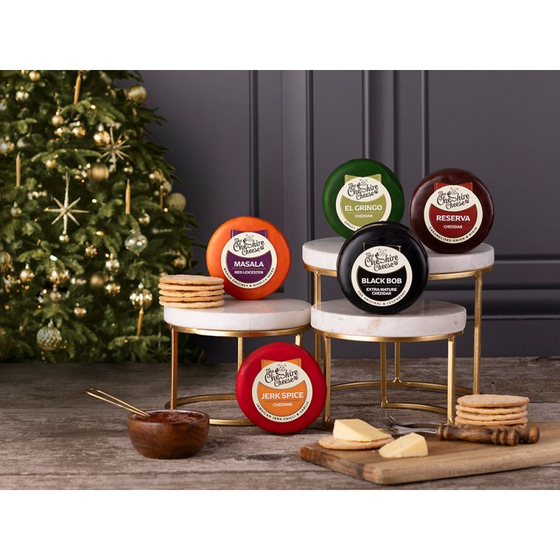 Party Cheeseboard Collection, Waxed Cheese Truckle Bundle