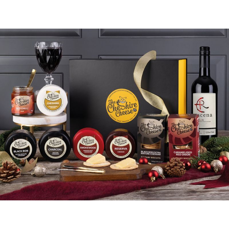 Luxury Red Wine & Cheese Hamper