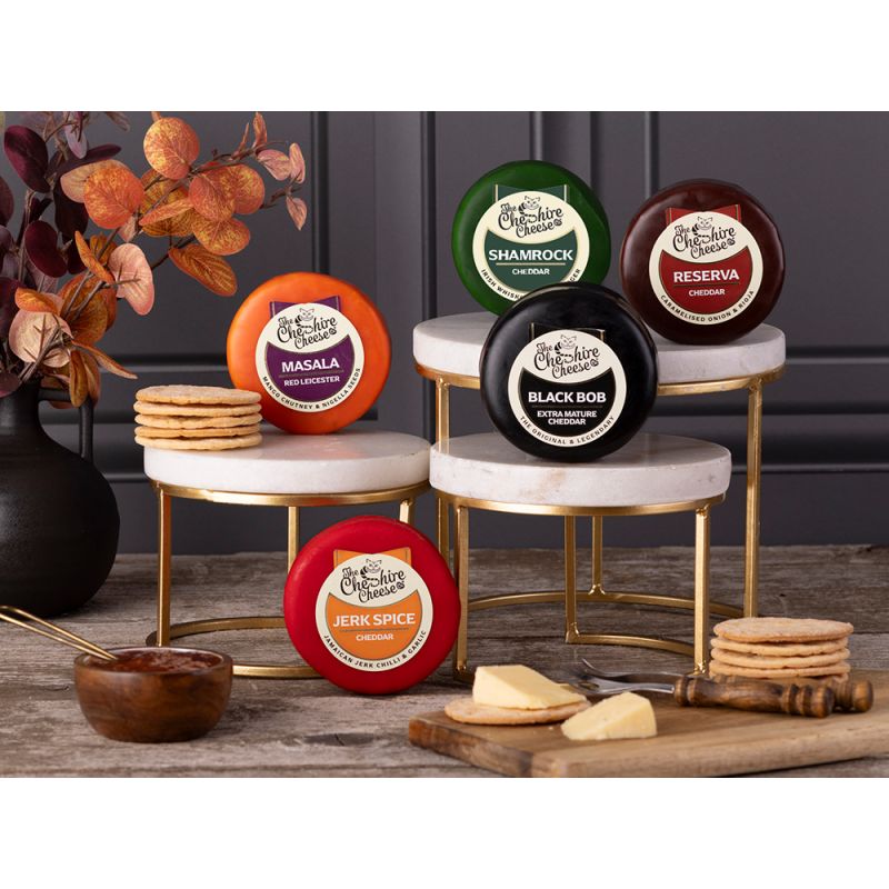 Party Cheeseboard Collection, Waxed Cheese Truckle Bundle