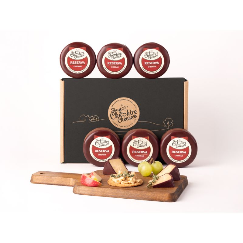 6 x Caramelised Onion & Rioja Cheddar 200g Wax Truckles Multi Buy