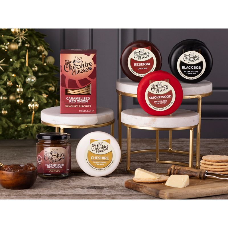 Signature Cheeseboard Selection – Cheese, Chutney & Biscuits Bundle