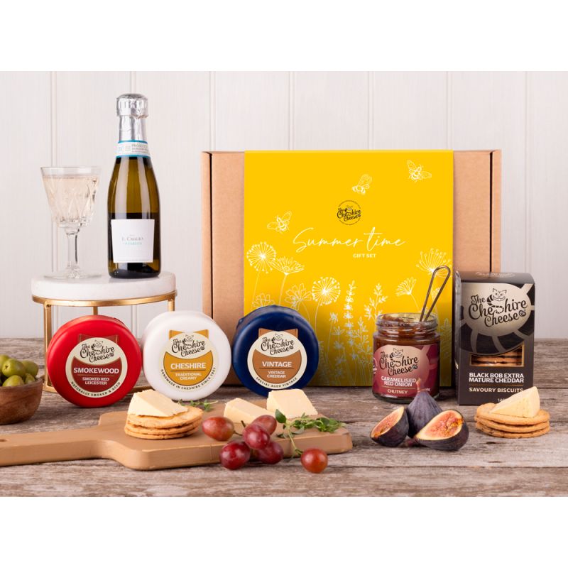 Summer Gift Box – 'Build Your Own' Prosecco, Cheese, Chutney and ...