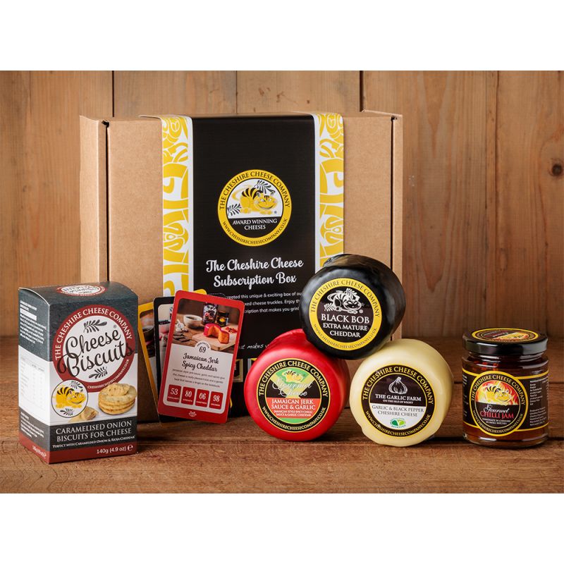 The Gourmet Grin Selection Cheese Subscription Box
