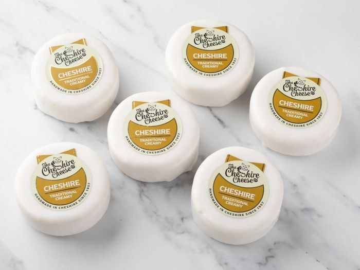 6 x Cheshire Creamy Traditional Cheesse Wax Truckles 200g Multi Buy
