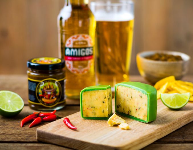 El Gringo Chilli, Lime & Tequila Spicy Chilli Cheddar Cheese
