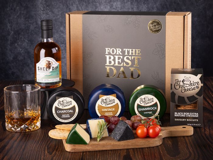Father’s Day Whisky, Cheese & Biscuits Gift Box