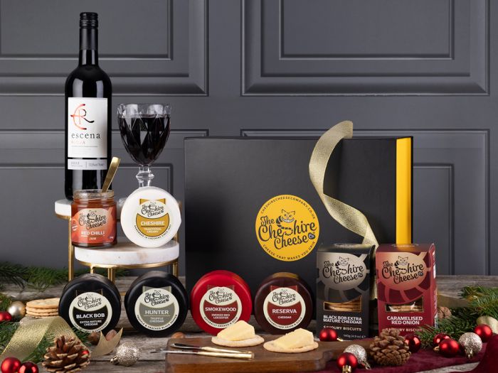 Luxury Red Wine & Cheese Hamper