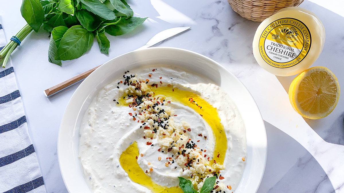 Cheshire Cheese Dip with Olive Bread - The Cheese Blog, News & Recipes