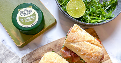 El Gringo Cheddar Cheese and Prosciutto Ciabatta Melts - The Cheese ...