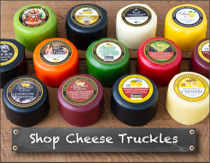Cheshire Cheese Waxed Truckles | Cheese Gifts & Hampers | Chutneys for Cheese